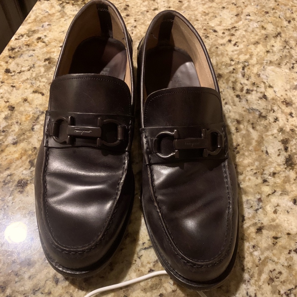 Salvatore Ferregamo “Alabama” Mens Loafers, Size 9 - Gem